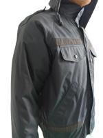China Navy Blue Military Jacket with Composite Fabric Technology for sale