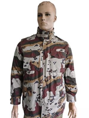 China M65 Camo Insulated Jacket With Metal Button And Zipper Closure Tactical Windbreaker Jacket for sale