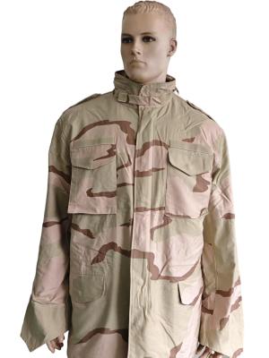 China BAOYI Hooded Cotton Padded Military Jacket - Waterproof Camouflage Field Jacket in XS-4XL Sizes with 4 Metal Button Pockets for sale