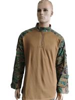 China Military Camouflage Tactical Top with High Neck & Arm Pockets - 0.5kg Weight, XS-4XL Sizes for sale