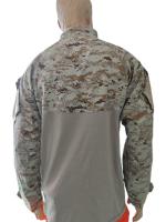 China Tactical Camo Combat Shirt Half-Zip 0.5kg Polyester Cotton XS-4XL Breathable Tactical Wear for sale