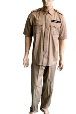 China Summer Security Guard Uniform Set - 65% Polyester 35% Cotton - Available in 8 Sizes (XS to 4XL) with Custom Color Options for sale