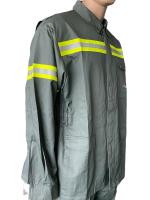 China BAOYI Men's Wildland Firefighting Suit Set with 9 Pockets and Reflective Strips - Available in 8 Sizes XS to 4XL for sale