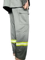 China BAOYI Men's Wildland Firefighting Suit Set with 9 Pockets and Reflective Strips - Available in 8 Sizes XS to 4XL for sale
