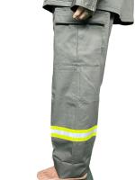 China BAOYI Men's Wildland Firefighting Suit Set with 9 Pockets and Reflective Strips - Available in 8 Sizes XS to 4XL for sale