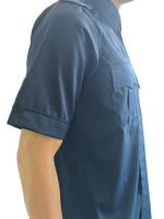 China Navy Blue Military Uniform Set 45% Wool 55% Polyester Short Sleeve 180g Weight XS-4XL Sizes for sale