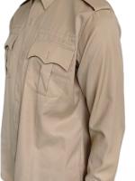 China Classic Khaki Officer's Dress Uniform Set - 45% Wool 55% Polyester Blend, Sizes XS-4XL, MOQ 2000 Pieces for sale