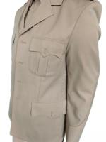 China Khaki Military Dress Uniform Set 45% Wool Blend 3-Piece Ensemble XS-4XL Sizes 2000 MOQ for sale