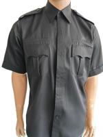 China Black Ceremonial Uniform Set with 45% Wool Blend - Short Sleeve Shirt & Trousers in XS-4XL Sizes for sale
