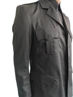 China Black Ceremonial Military Uniform Set 45% Wool 55% Polyester 320g/m² Fabric XS-4XL Sizes for sale
