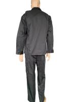 China Custom Black Ceremonial Uniform Set 45% Wool 55% Polyester XS-4XL Sizes with 8 Pockets for sale