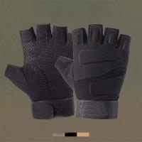 China Tactical Half Finger Gloves 0.3kg Weight S-XXL Size for Outdoor Shooting and Hiking for sale