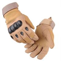 China Full Finger Combat Tactical Gloves Khaki M-XXL Size Microfiber Outdoor Hiking Sport Hunting Training Cycling for sale