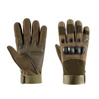 China Full Finger Combat Tactical Gloves Khaki M-XXL Size Microfiber Outdoor Hiking Sport Hunting Training Cycling for sale