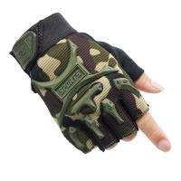 China Half Finger Tactical Gloves 0.3kg Weight S-XXL Sizes for Combat Training Outdoor Sports for sale
