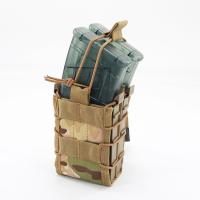 China Tactical Magazine Pouch 12.5x8x4cm with MOLLE System - 600D Polyester Construction for Outdoor Shooting Activities for sale
