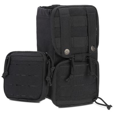 China Tactical MOLLE Magazine Pouch with Adjustable Waist Belt - 600D Polyester Construction for Outdoor & Field Use for sale