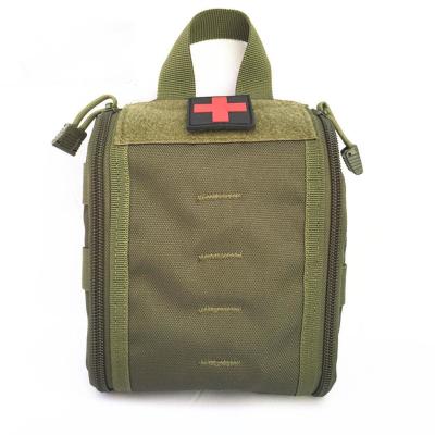China Tactical Medical Kit Molle Bag 1000D Nylon 19.5x16x7cm Outdoor First Aid Equipment for sale