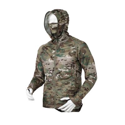 China Tactical Camouflage Hooded Sweatshirt with Fast-Dry Technology - 0.2kg Weight, S-L Sizes Available for sale