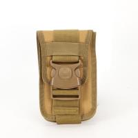 China BAOYI 600D Nylon Tactical Phone Waist Bag 19x11.5cm with MOLLE System for 6-Inch Phones for sale