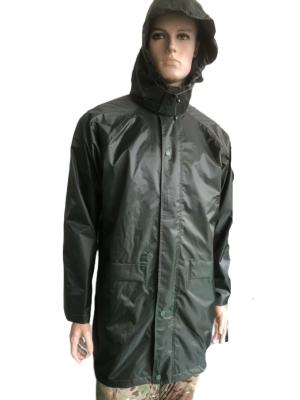 China Polyester Tactical Raincoat - 300g Weight, Waterproof & Windproof Military Uniform for Security & Outdoor Use for sale