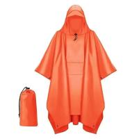 China Polyester PU Coating Military Poncho Raincoat - 300g Lightweight Waterproof Outdoor Gear for Tactical Training for sale