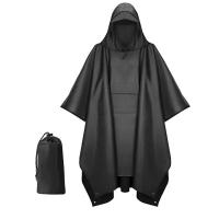 China Polyester PU Coating Military Poncho Raincoat - 300g Lightweight Waterproof Outdoor Gear for Tactical Training for sale