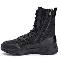China Black Marine Military Boots Ultra Light Combat Tactical Footwear EU 37-46 Size Range 1.7kg Weight for sale