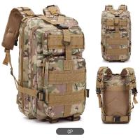 China 900D Oxford Tactical Camouflage Backpack 45x23x25cm 3L Capacity Waterproof for Outdoor Camping Hiking for sale