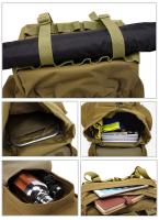 China 65L Camouflage Tactical Backpack with MOLLE System - 75x35x25cm Military Grade 900D Oxford Material for sale