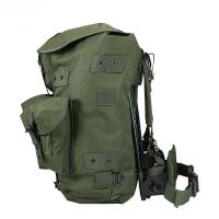 China Iron Frame Olive Green Tactical Backpack 55L Capacity 58x42x33cm Outdoor Military MOLLE System for sale