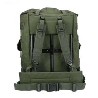 China Iron Frame Olive Green Tactical Backpack 55L Capacity 58x42x33cm Outdoor Military MOLLE System for sale