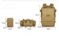 China 36-50L MOLLE Tactical Backpack 50×48×20cm 600D Polyester for Outdoor Hiking Military Operations for sale