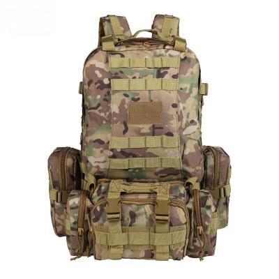 China 36L-50L Outdoor MOLLE Tactical Backpack 50×48×20cm 600D Polyester Hiking Mountaineering Bag for sale