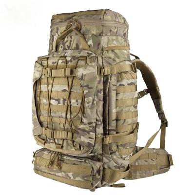 China 90L Outdoor Tactical Backpack 74x37x32cm with MOLLE System for Camping and Military Use for sale