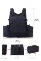 China Customizable Quick Release Tactical Vest with MOLLE System - 1.5kg Weight, 1000pcs MOQ for sale