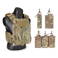 China 1000D Nylon Tactical Vest with MOLLE System - 1.5kg Weight, One Size Fits All for Military and Law Enforcement for sale