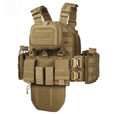 China CS Field Protective Combat Waistcoat 1000D Polyester MOLLE System 1.95kg Tactical Vest M-3XL for sale