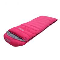 China White Goose Down Sleeping Bag 210×80×50cm 4 Season Outdoor Camping with 150kg Capacity for sale
