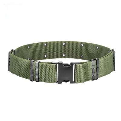 China Military Nylon Tactical Belt 125cm x 5cm with Metal Buckle for Outdoor Gear Attachment for sale