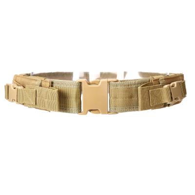 China Nylon Quick Release Military Belt 125cm Length with MOLLE Webbing for Tactical Outdoor Use for sale