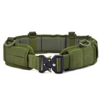 China 126cm Military MOLLE Tactical Belt with 3.8cm Width and Quick-Release Buckle for Outdoor and Tactical Use for sale