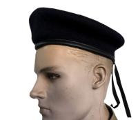 China Custom Wool Military Beret Cap Adjustable Size 52-64cm with 0.2kg Weight and Cotton Lining for sale