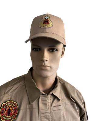 China Custom Embroidery Logo Military Firefighter Cap FR Fire Retardant 56-62CM Head Circumference 0.2kg Weight for sale