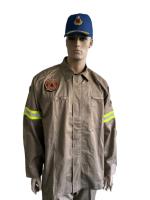 China Custom FR Firefighter Cap 56-62CM Head Circumference with 0.2kg Weight for Emergency Rescue Operations for sale