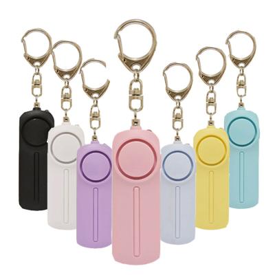 China 130dB Personal Safety Alarms Keychain For Women Self Defense With LED Lights for sale