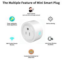 China Tuya Smart Life Wifi Smart Plug Socket No Hub Required FCC Approved for sale