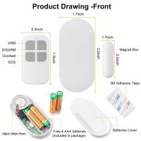 China OEM ODM Anti Theft Door Security System , Magnetic Sensor For Door Alarm for sale