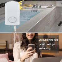 China FCC Certificate Smart Home Water Leak Detector , Tuya Water Leak Sensor for sale