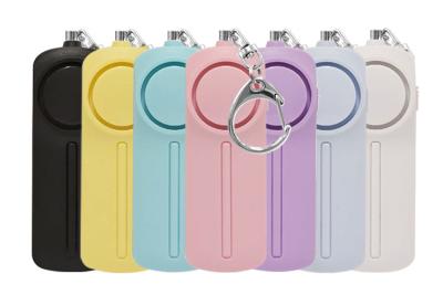 China Personal Security Products with AAA Battery 130 db Personal Alarm Keychain Best Selling for sale